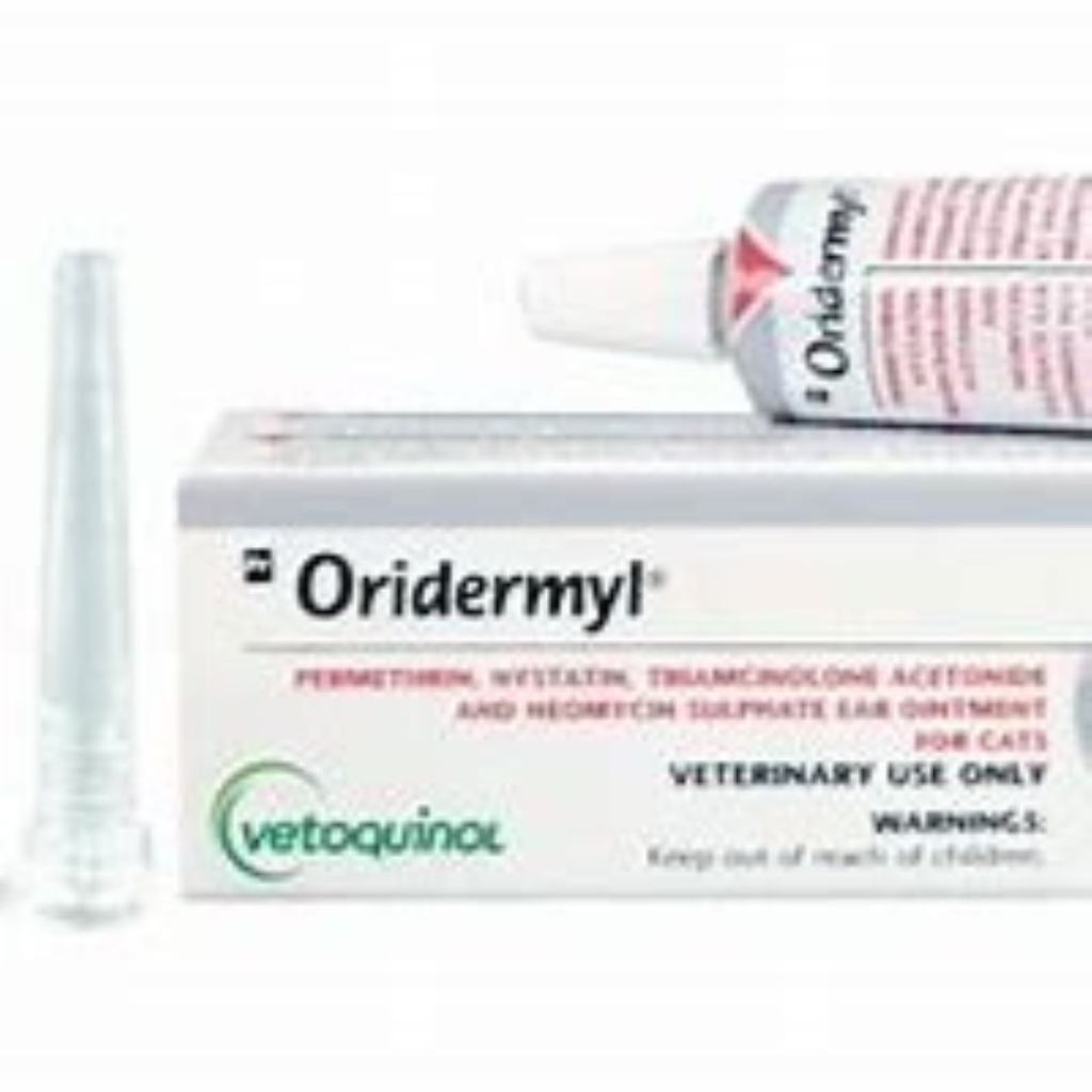 Oridermyl® for the treatment of ear infections and mites in cats