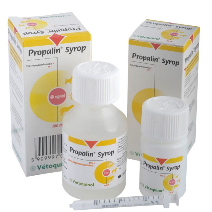 Treatment of urinary incontinence in dogs with Propalin®